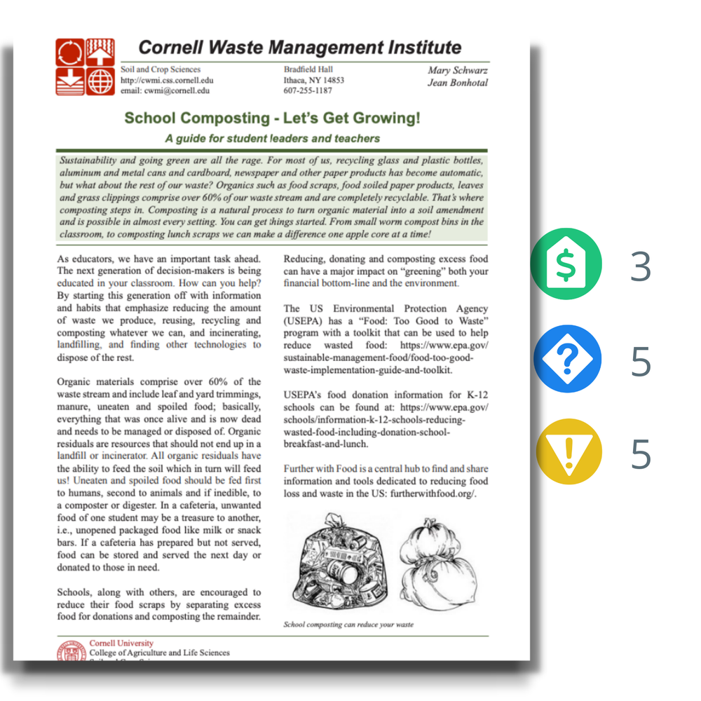 Guides #43: Composting — The Green Schools Alliance