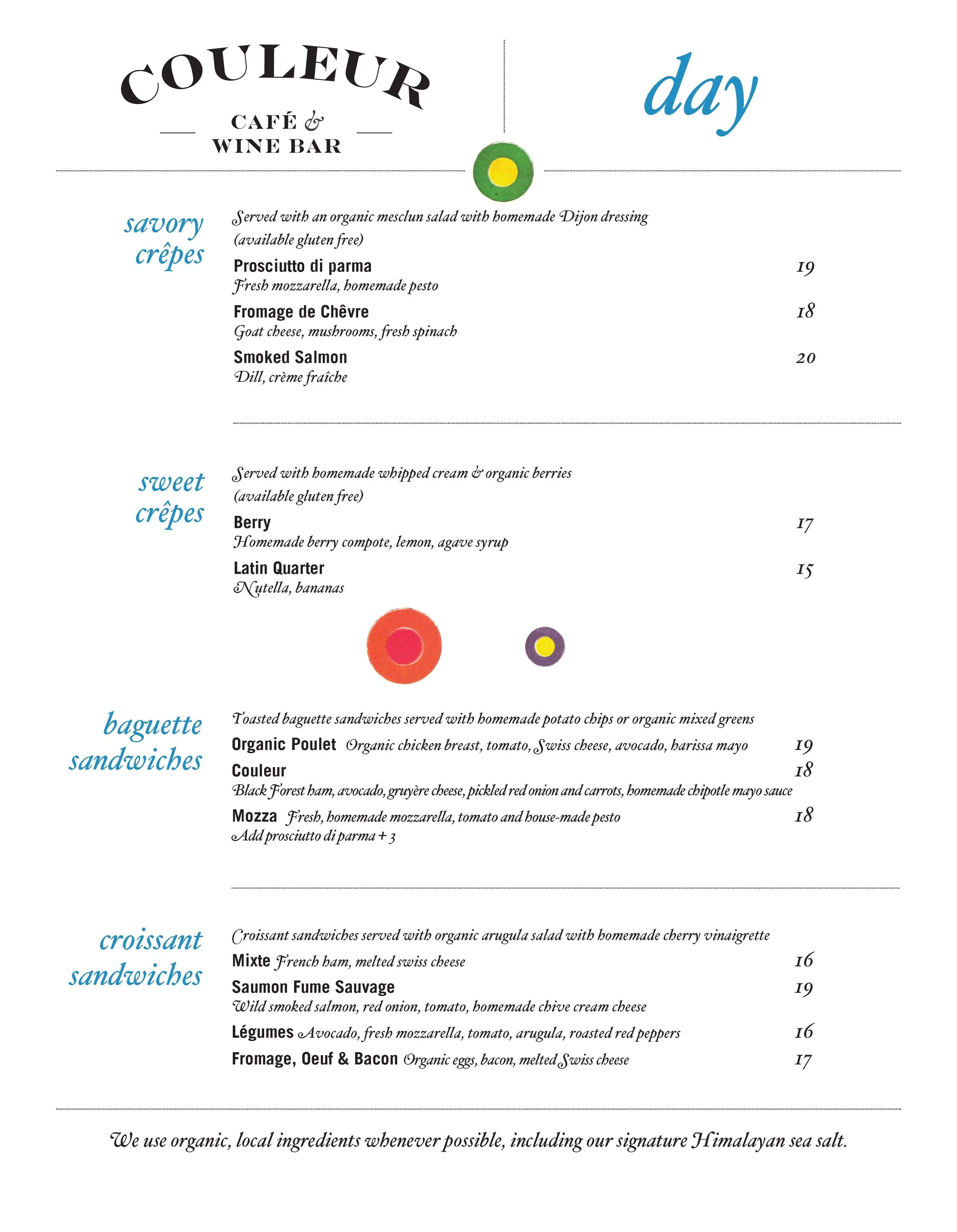 day — Couleur Café & Wine Bar