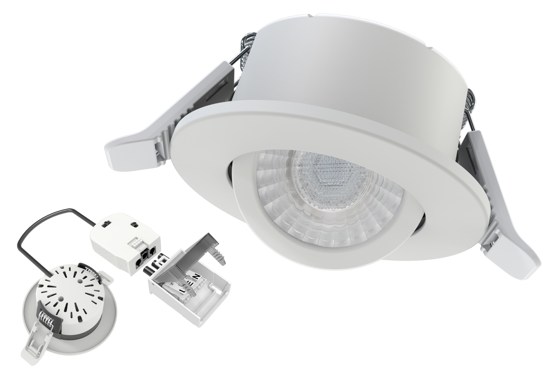 Tiltable LED Downlights | Fire Rated | 5-7W | 4CCT — Luxna Lighting