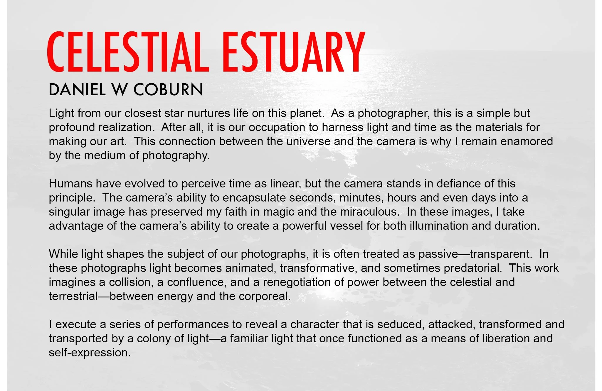CELESTIAL ESTUARY — Daniel W. Coburn Photography