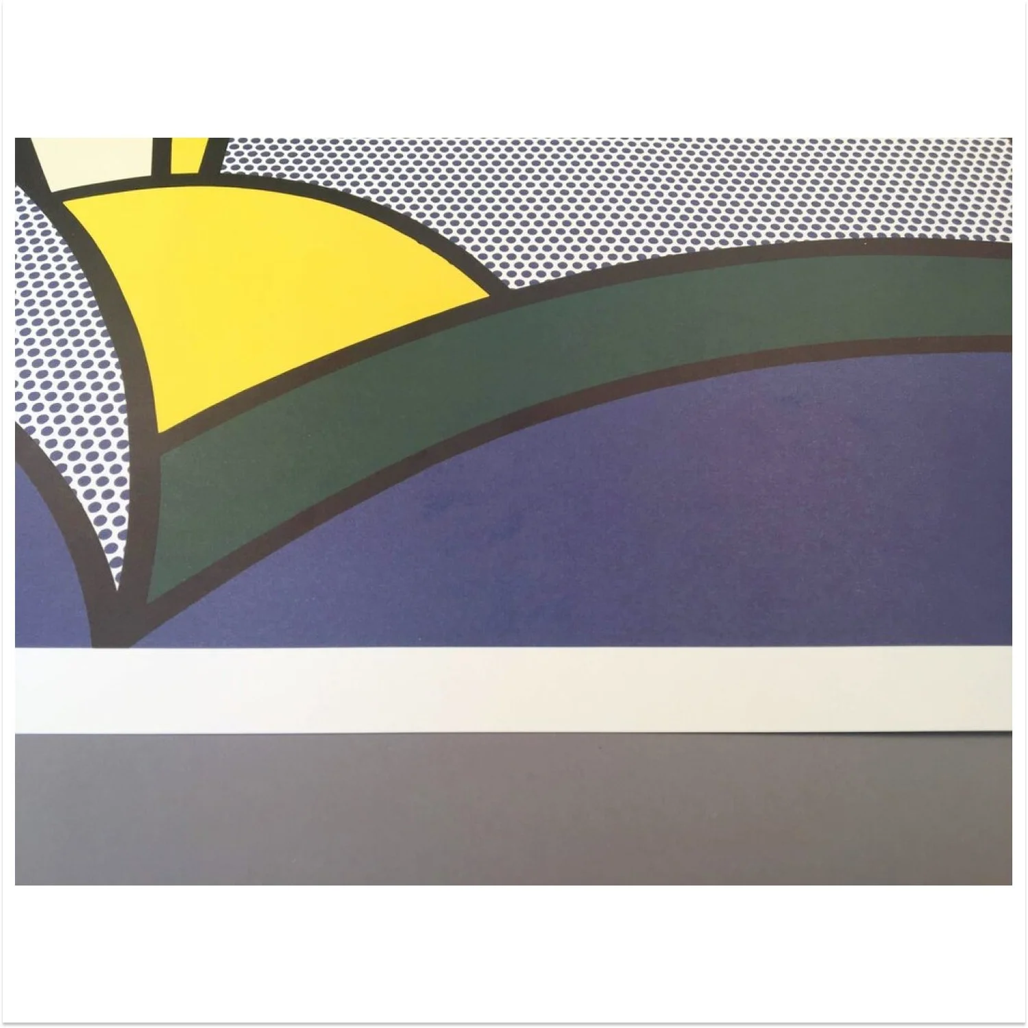 Big Painting n6 print by Roy Lichtenstein - Dope! Gallery