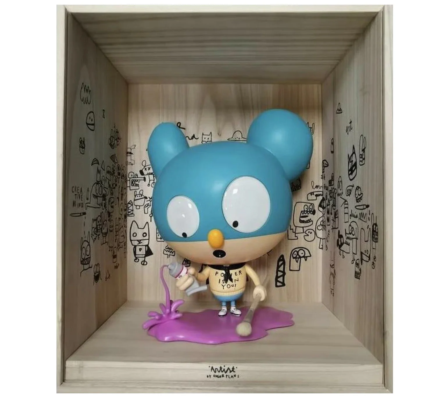 Edgar Plans Lil'Heros Legendary Gold Art Toy - Dope! Gallery