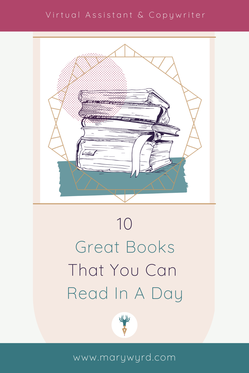 10 great books that you can read in a day — Mary Wyrd