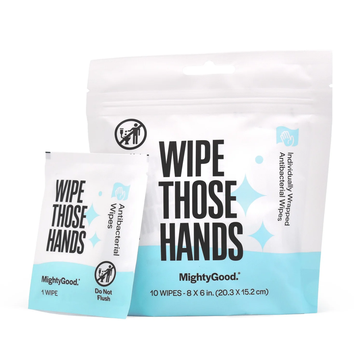 MightyGood | Wipe Those Hands | Antibacterial Wipes — MightyGood.
