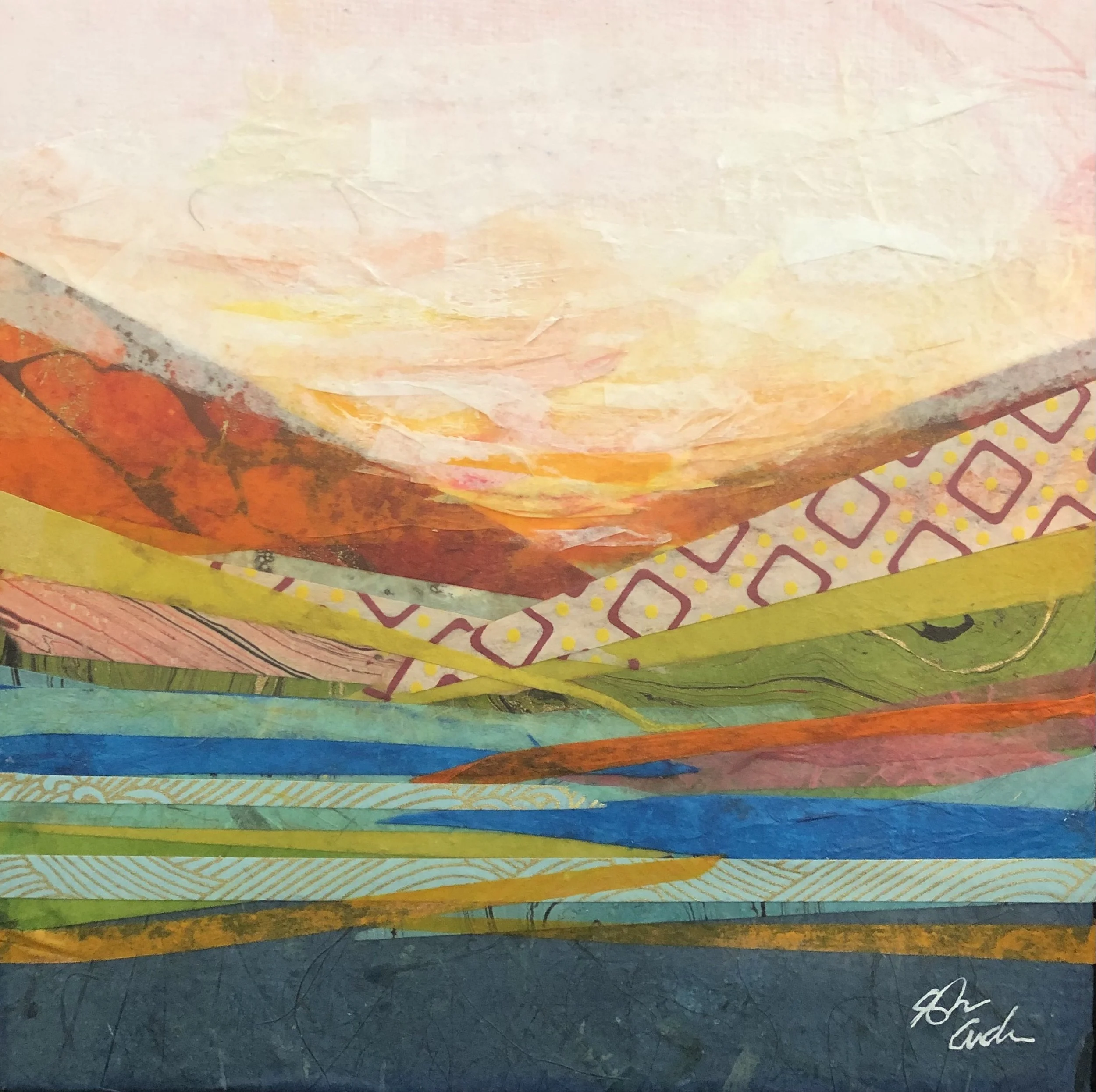 Landscape Collage Artwork | Sherri Andrews Art