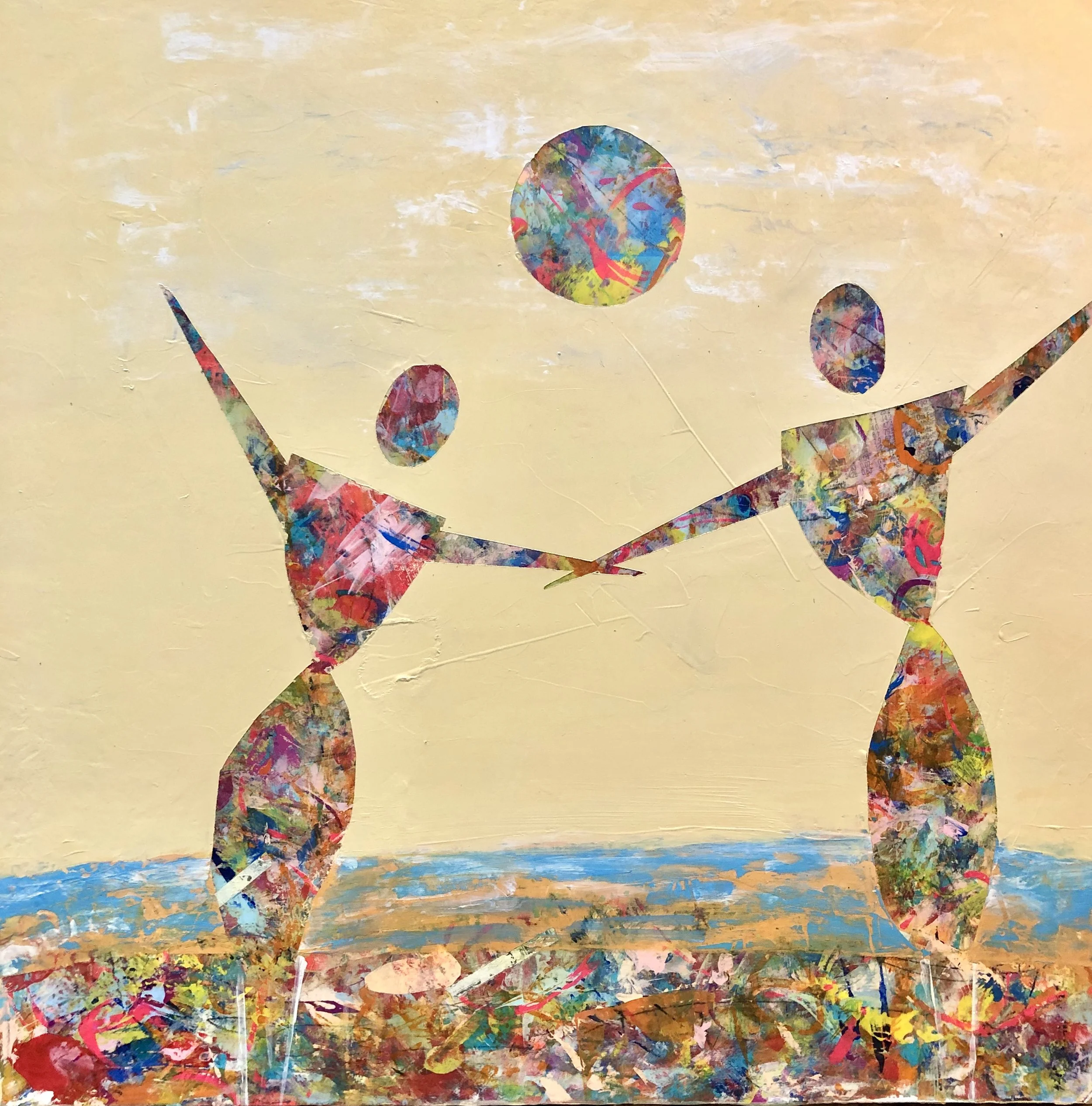 Abstract Paintings Of People Dancing