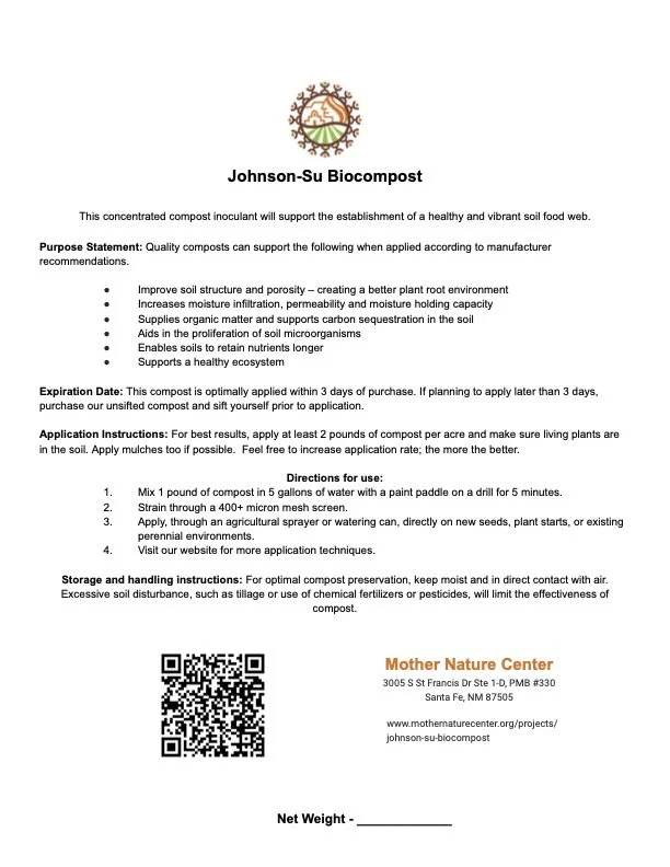 Johnson-Su Biocompost — Mother Nature Center