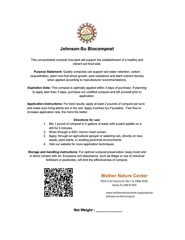 Johnson-Su Biocompost — Mother Nature Center