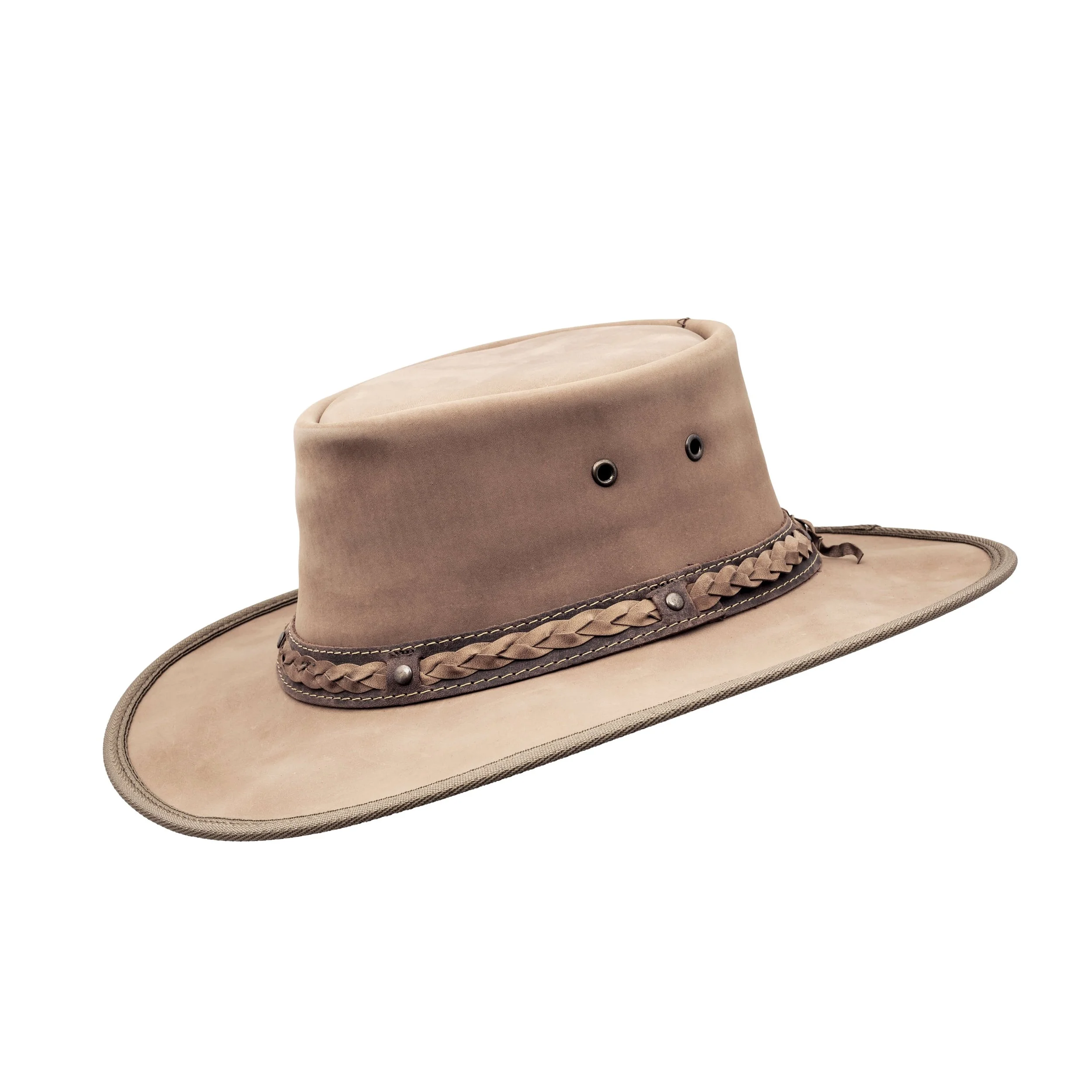 1022HC - Squashy Bronco –Hickory — Barmah Hats Australia