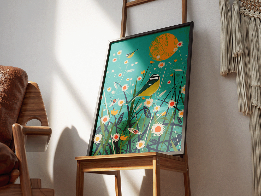 Bold, Colourful Retro inspired art prints — Mr Watson Design