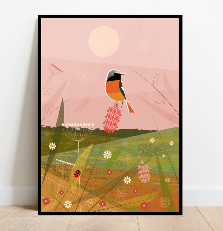 Bold, Colourful Retro inspired art prints — Mr Watson Design