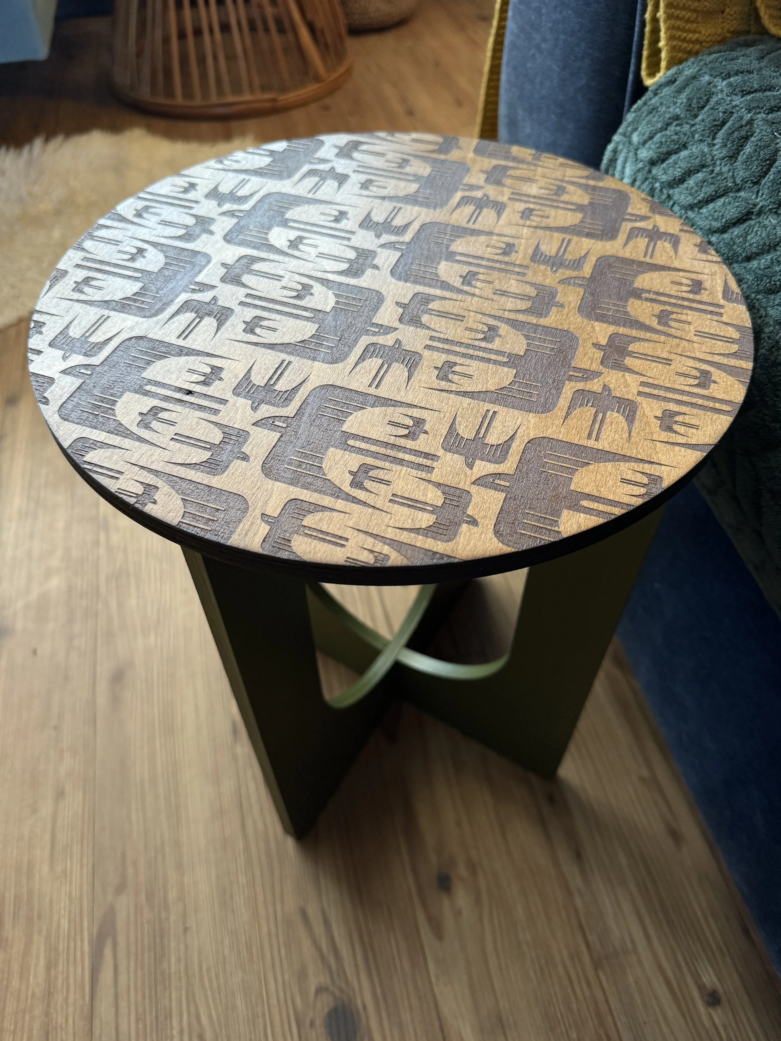 Tables — Bold, Colourful Retro inspired art prints — Mr Watson Design