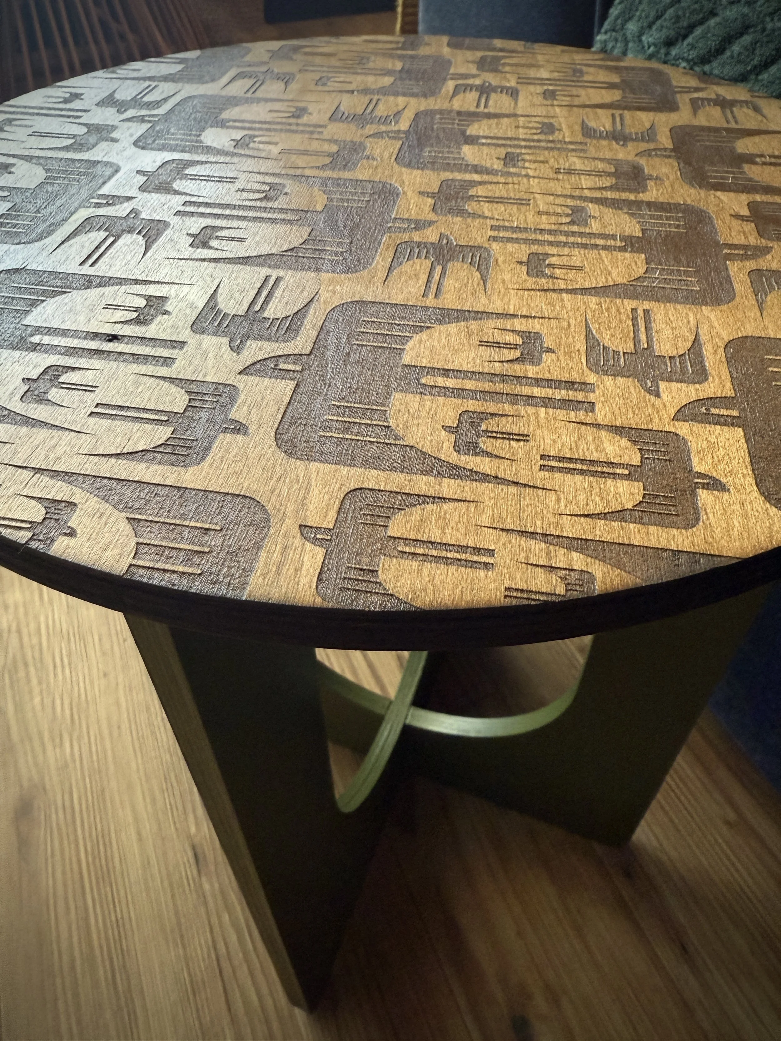 Tables — Bold, Colourful Retro inspired art prints — Mr Watson Design