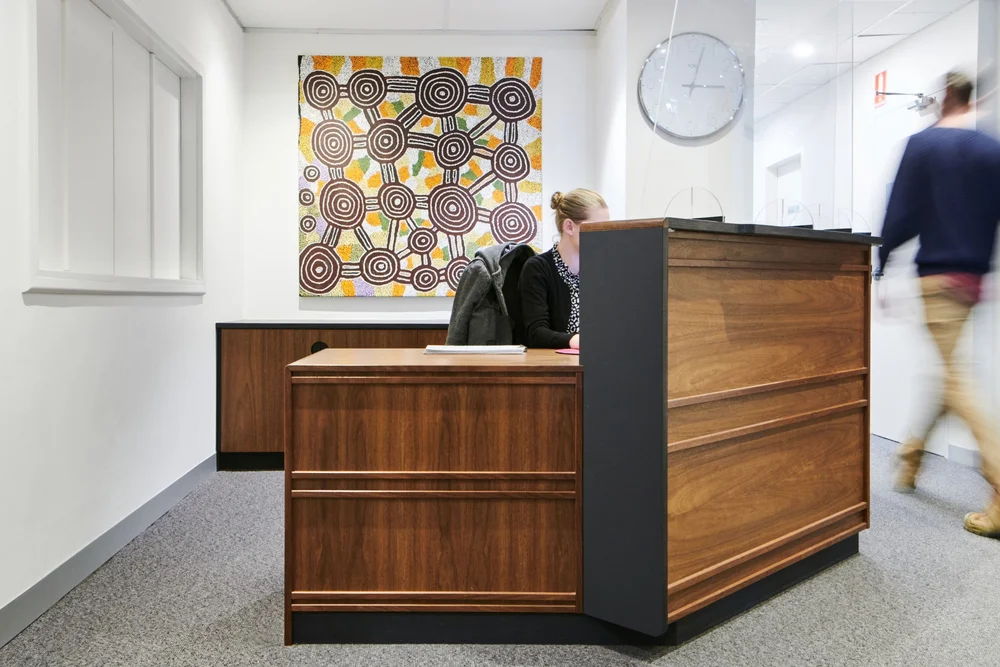 Windeyer Reception – Office Fitout — Made to Matter | Furniture ...
