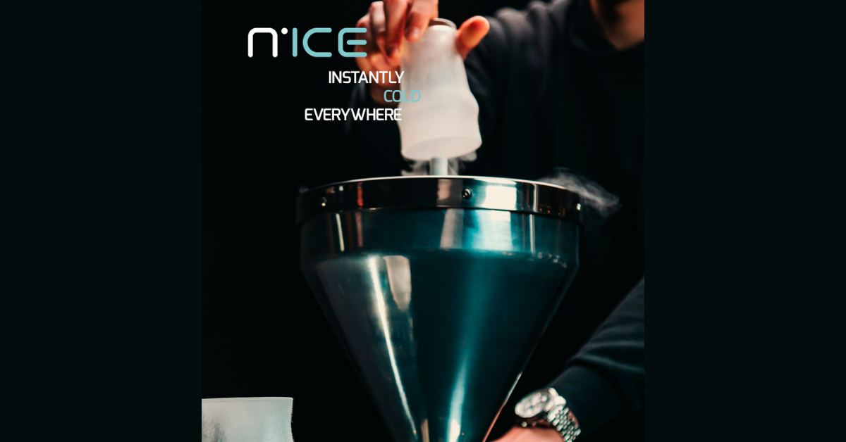 The new N'ICE branded professional glass chillers — N'ICE