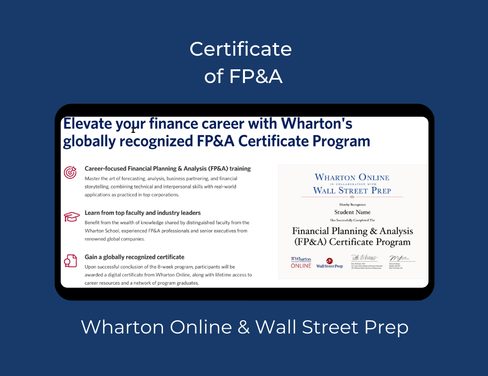 Compare Top FP A Certifications AFP CFI Wharton More The FP A Guy