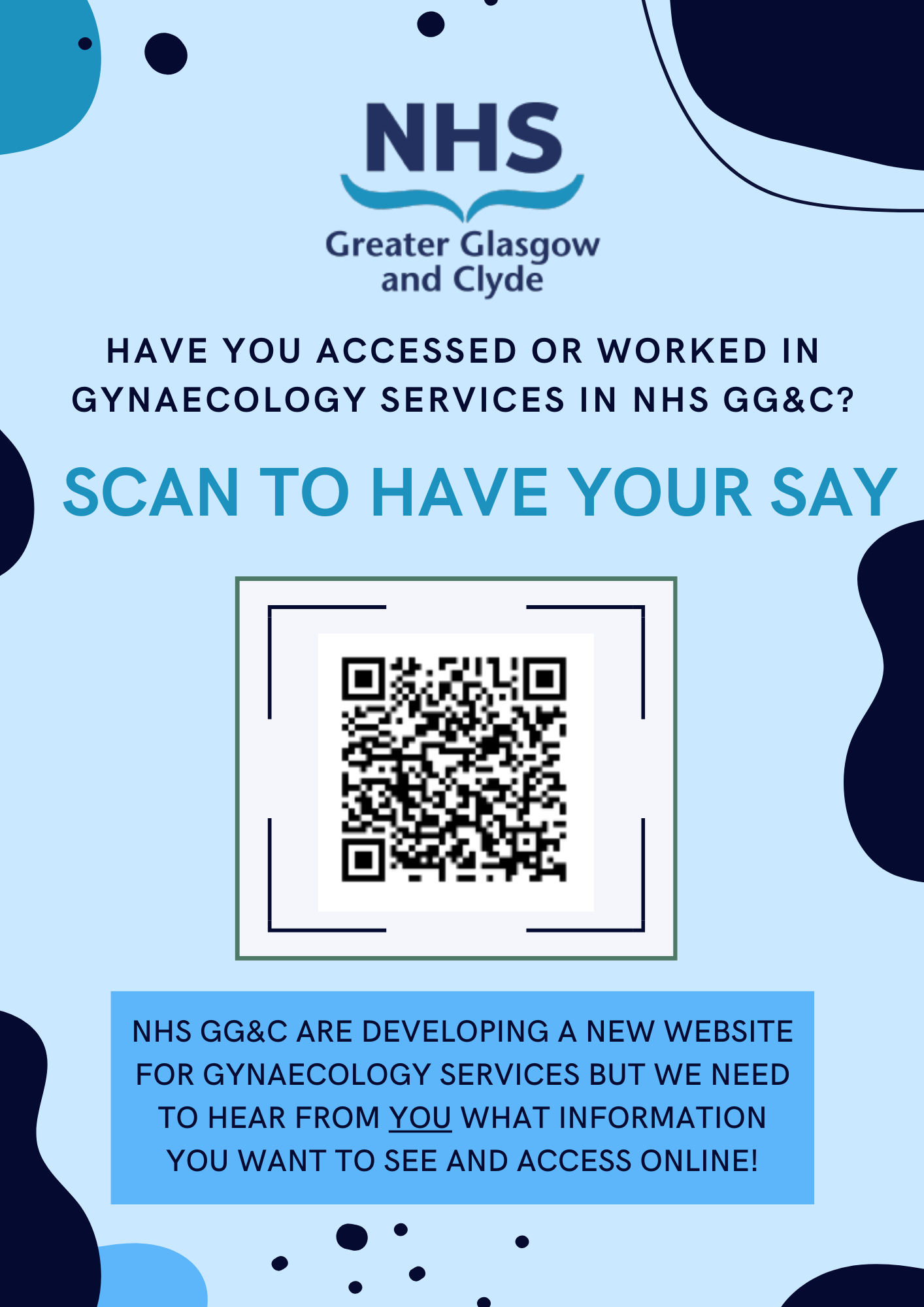 NHS GG&C Gynaecology Services Survey — Your Voice