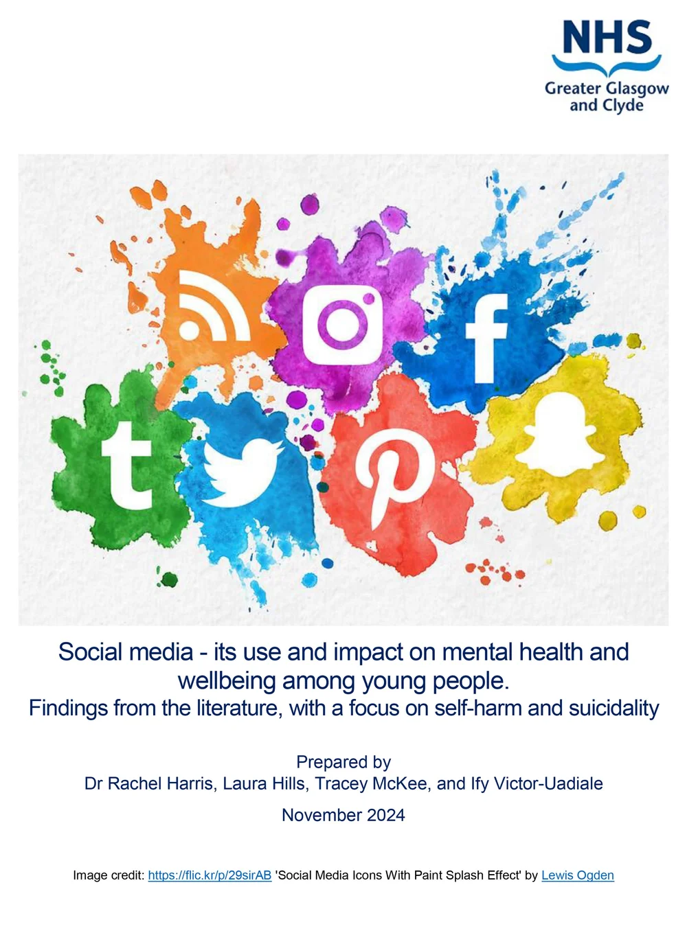 Social Media - Its use and impact on Mental Health and Wellbeing among ...