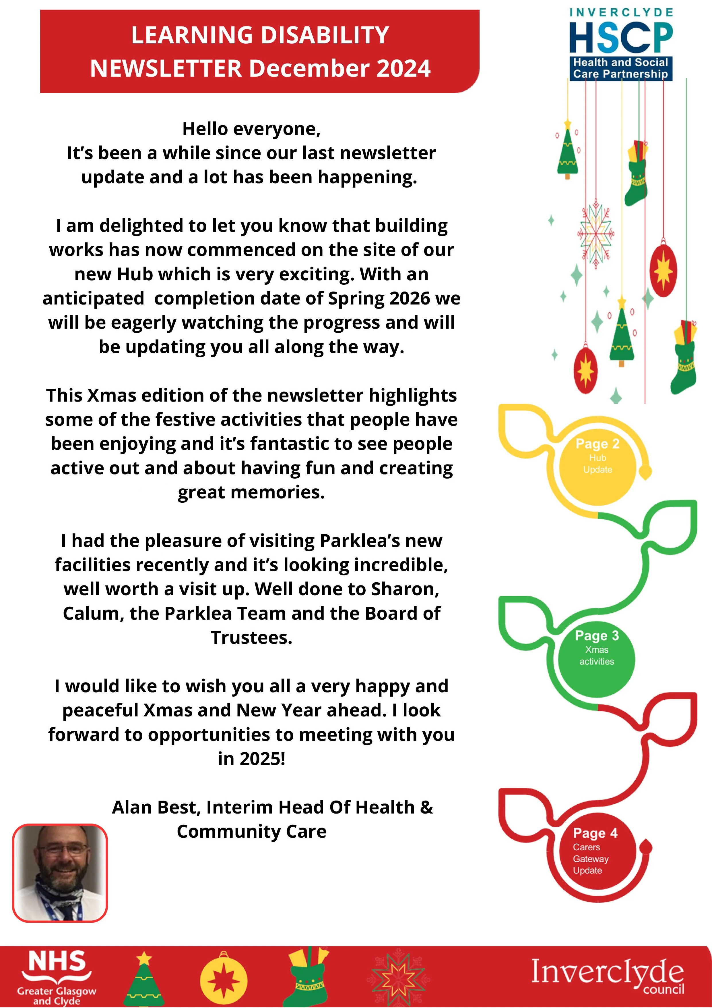 Learning Disability Newsletter December 2024 — Your Voice