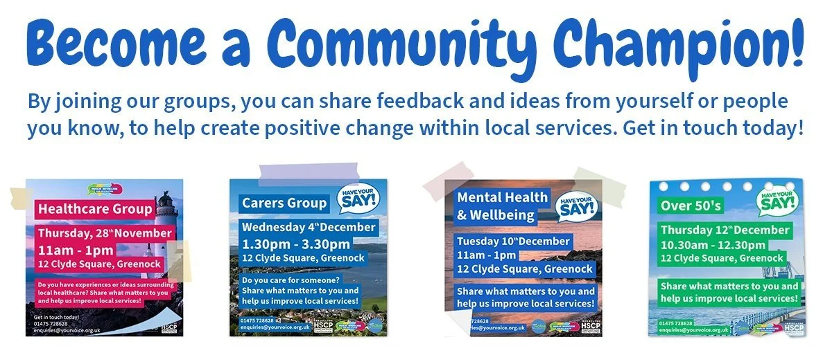 Involve Inverclyde Calendar — Your Voice