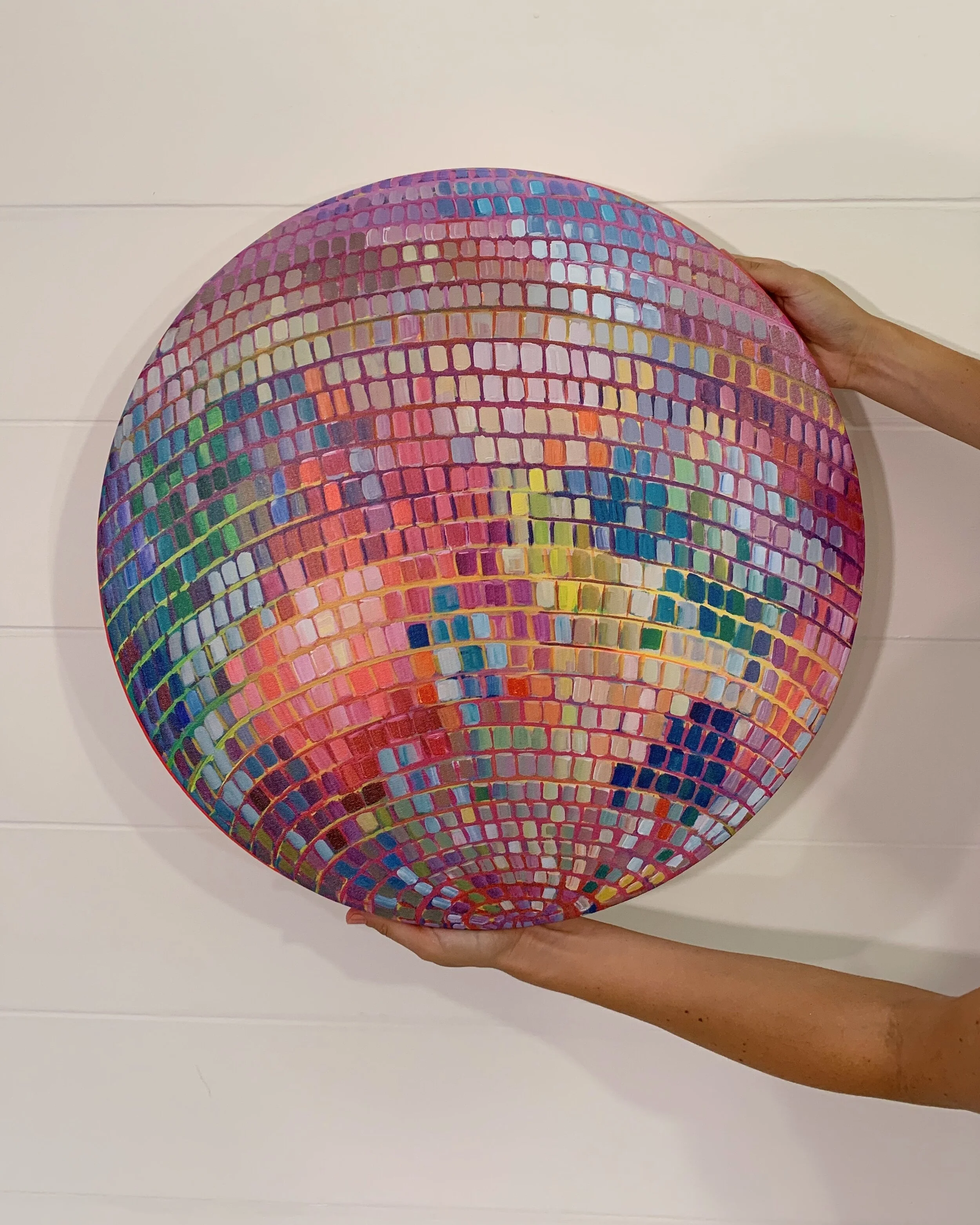 disco ball canvas prints — Not Sorry Art
