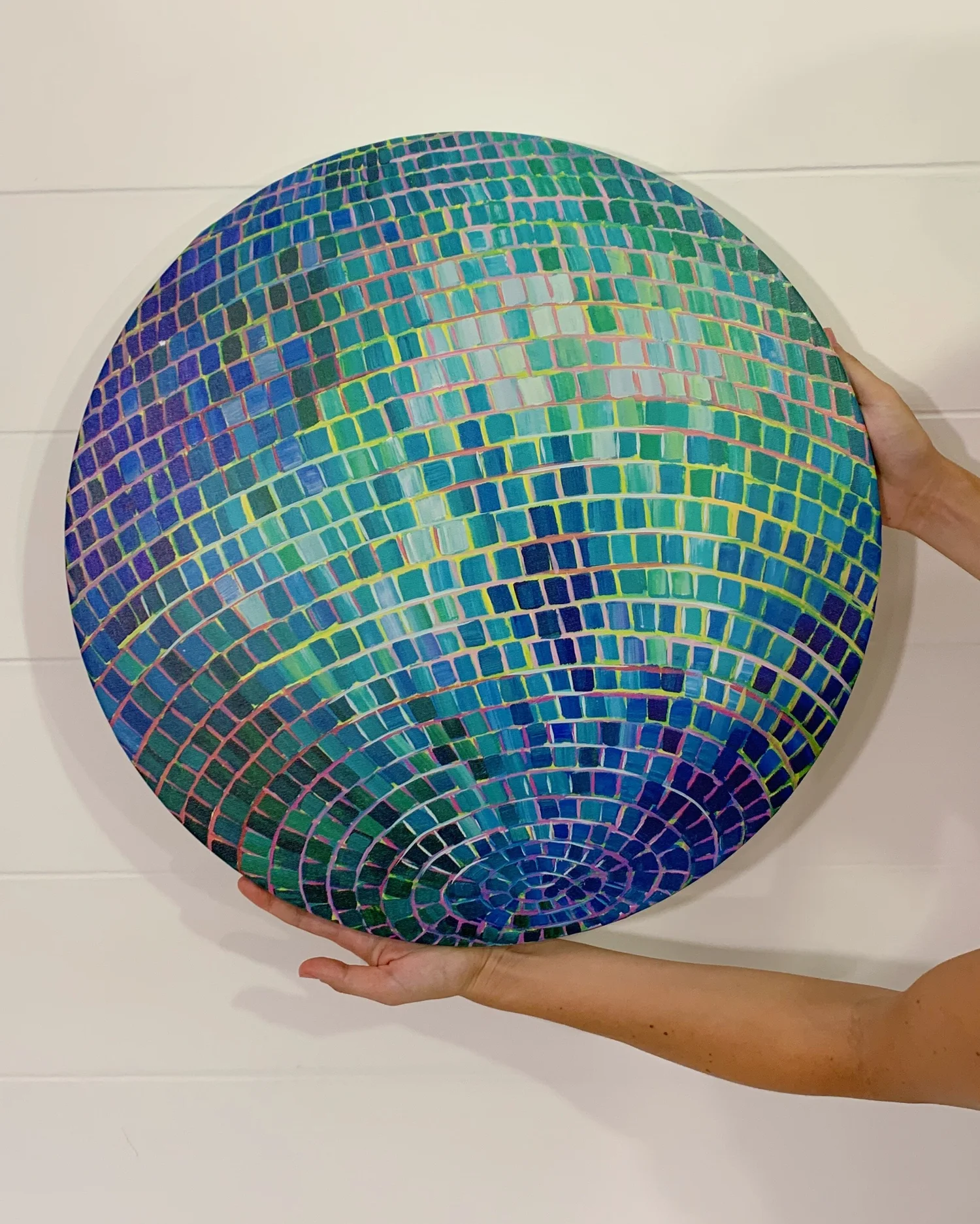 disco ball canvas prints — Not Sorry Art