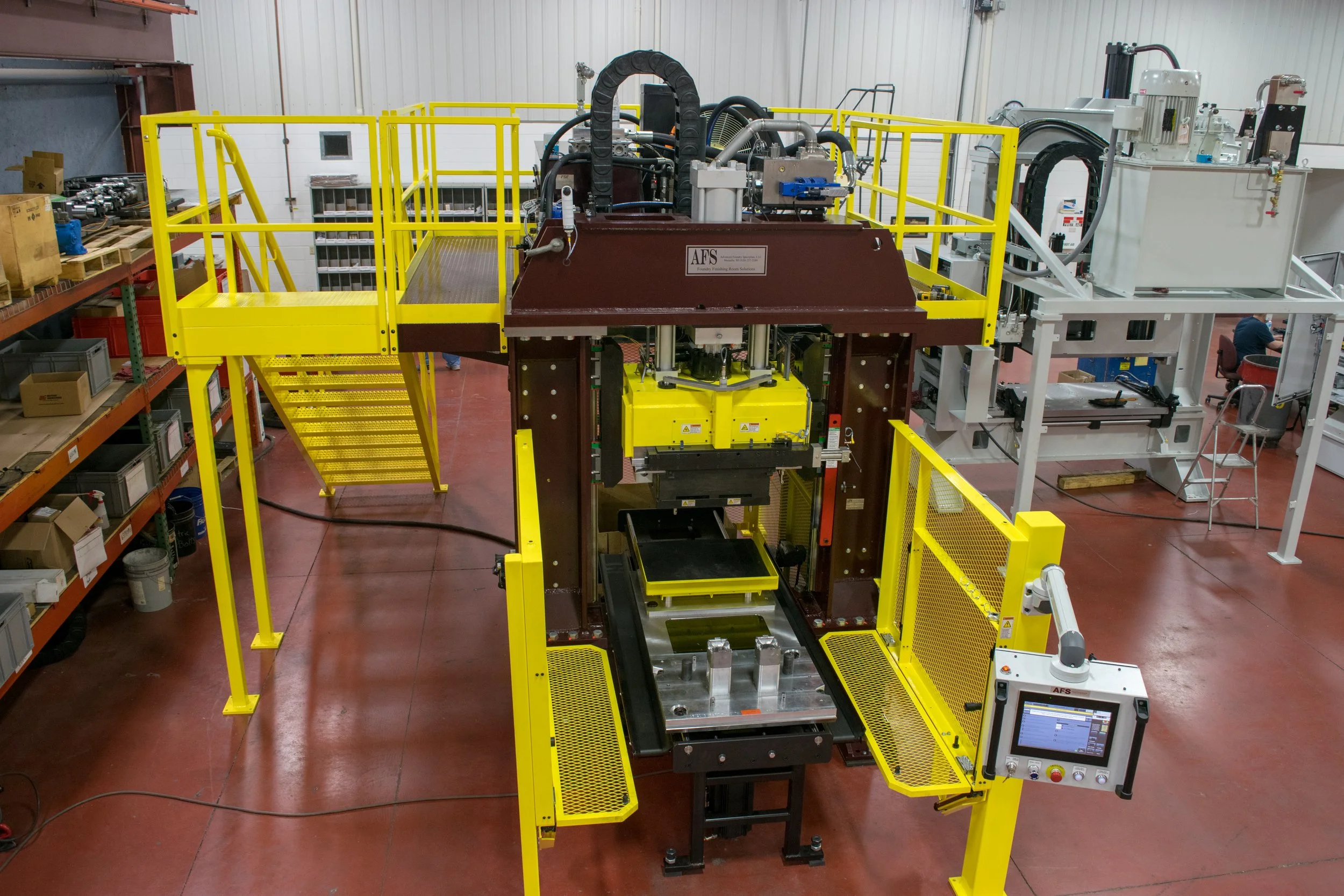 AFS 75 Ton Hydraulic Trim Press with 2-Station Shuttle — Advanced ...