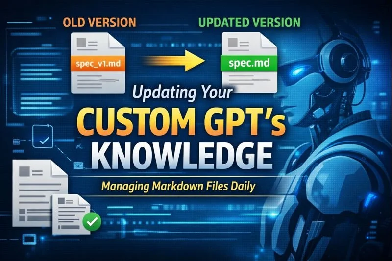 How to Update Custom GPT Knowledge with Daily Markdown Files (Best ...