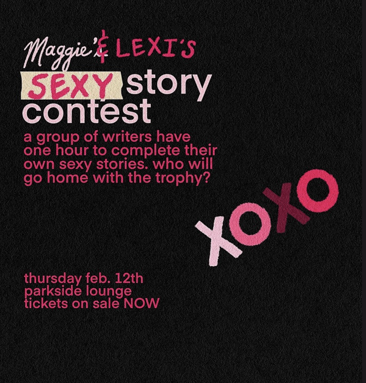 Maggie and Lexi's Sexy Story Contest — The Parkside Lounge