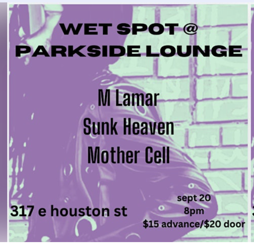Calendar — The Parkside Lounge