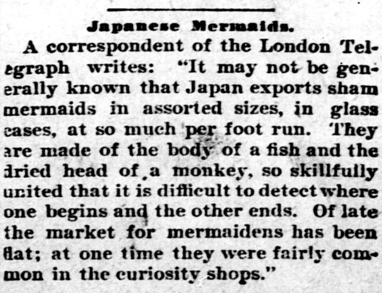 Feejee Mermaid — Coney Island USA