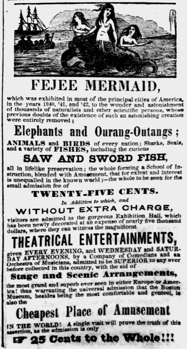 Feejee Mermaid — Coney Island USA