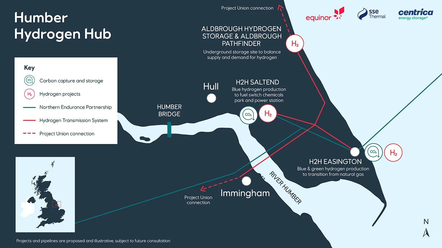 Leading energy companies launch new Humber Hydrogen Hub projects in ...