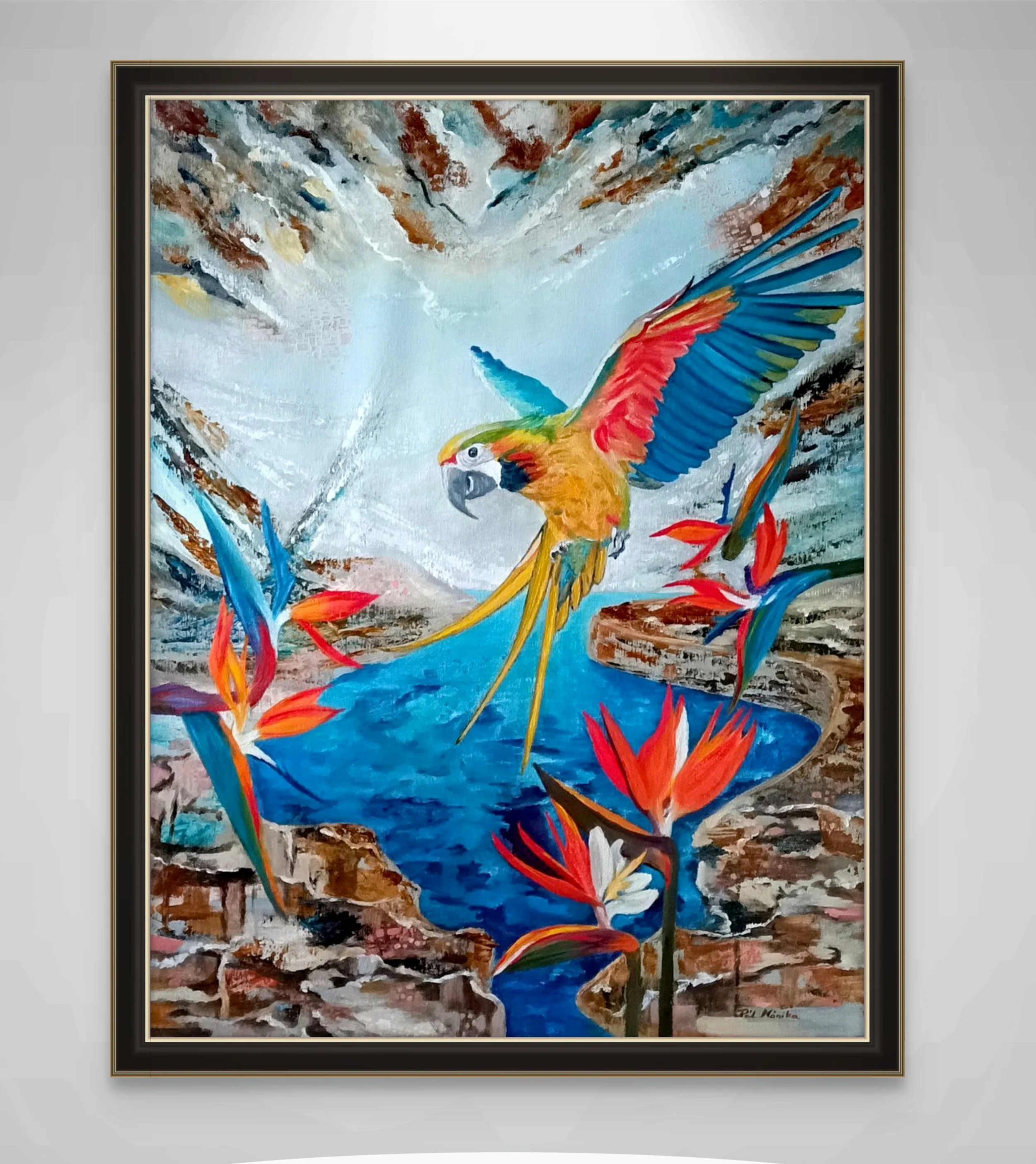 Exploring the Unknown | Oil Painting by Contemporary Artist M.K.PalArt ...