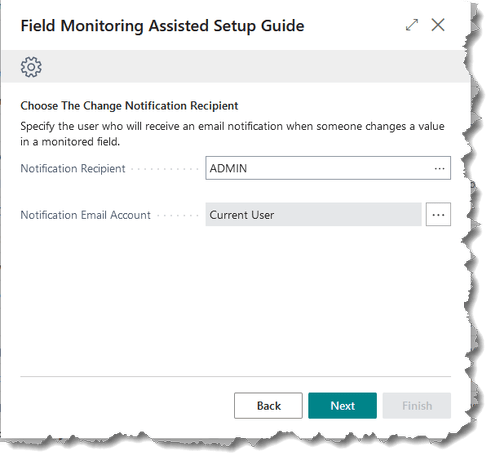 Business Central - Field Monitoring Setup — matalino