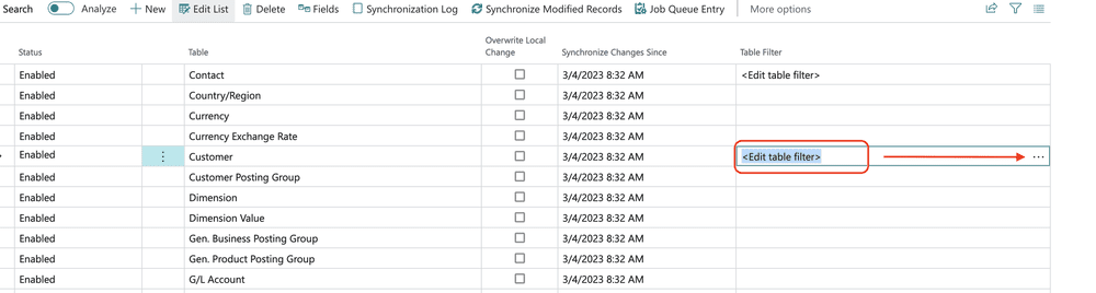 Business Central - Data Management Setup (Master Data Synchronization) — matalino