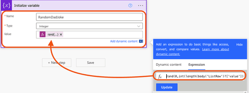 Power Virtual Agent and Power Automate: How to get random row from an ...