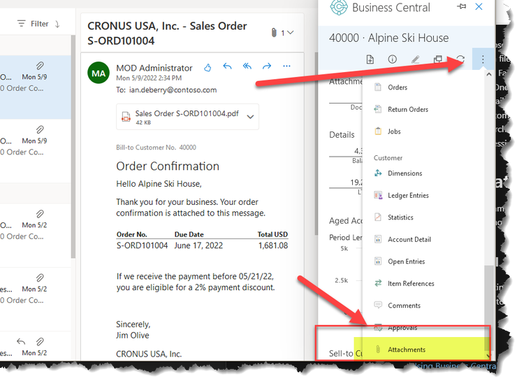 What’s New in BC? (Add Attachments in Outlook for Business Central ...