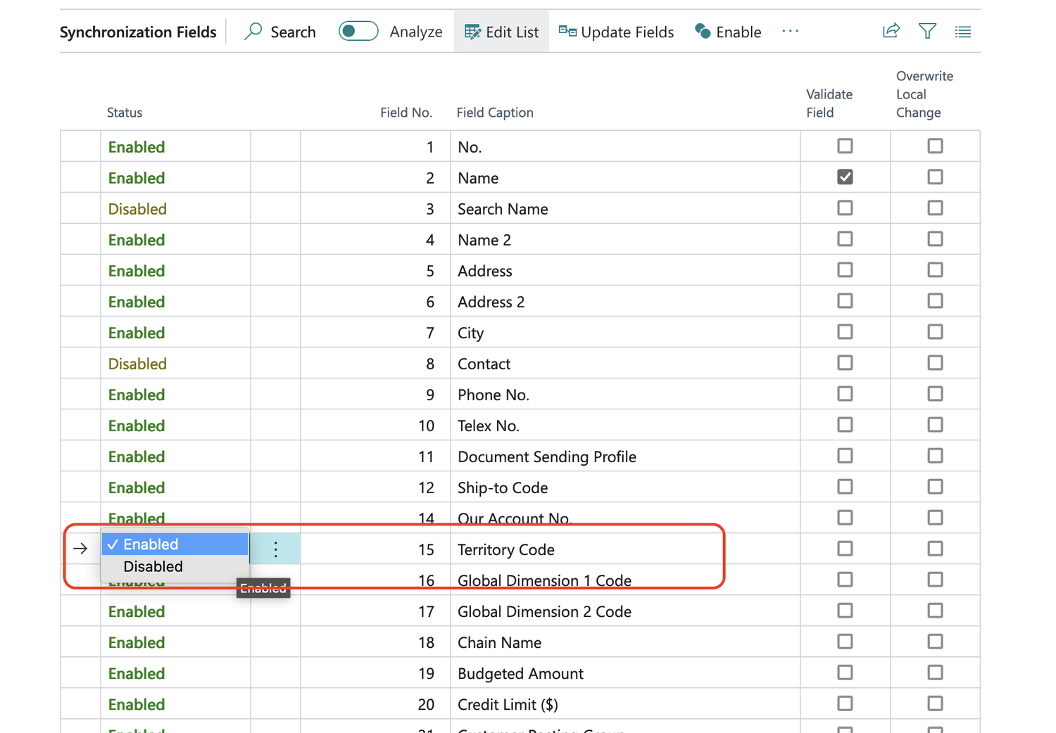 Business Central - Data Management Setup (Master Data Synchronization) — matalino