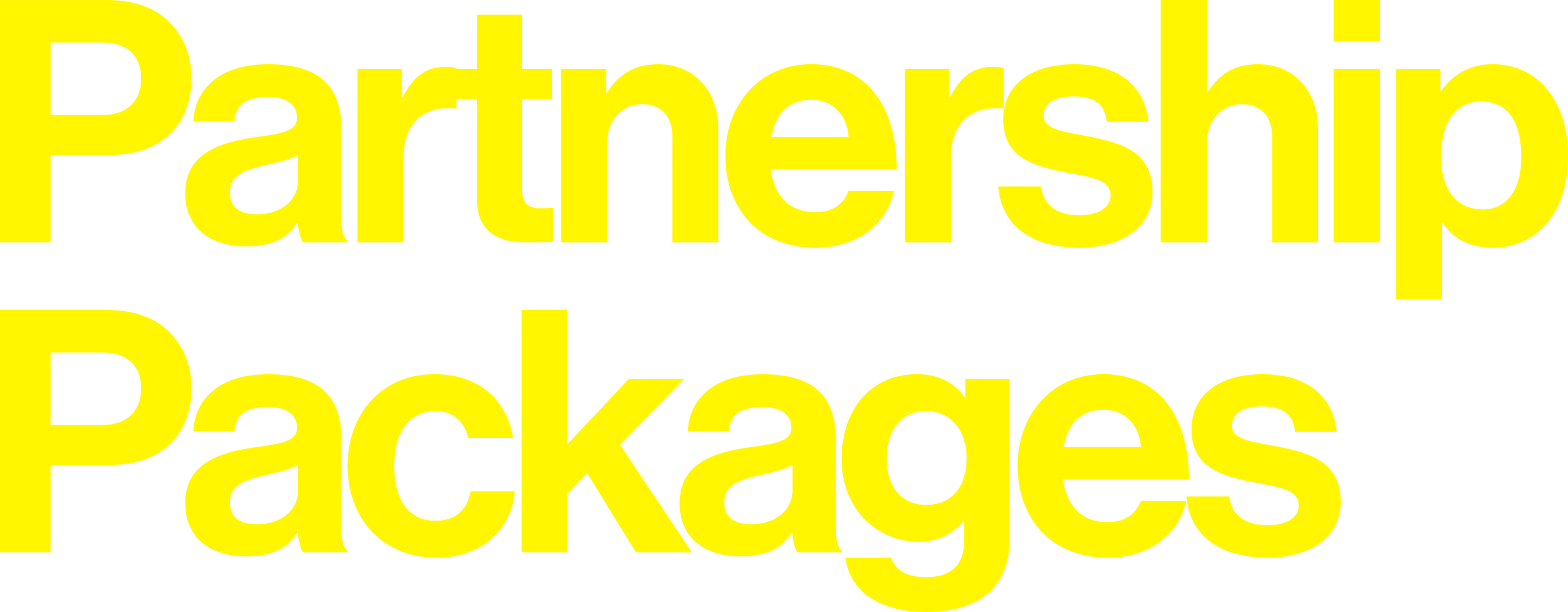 Partnership Packages — ACC25