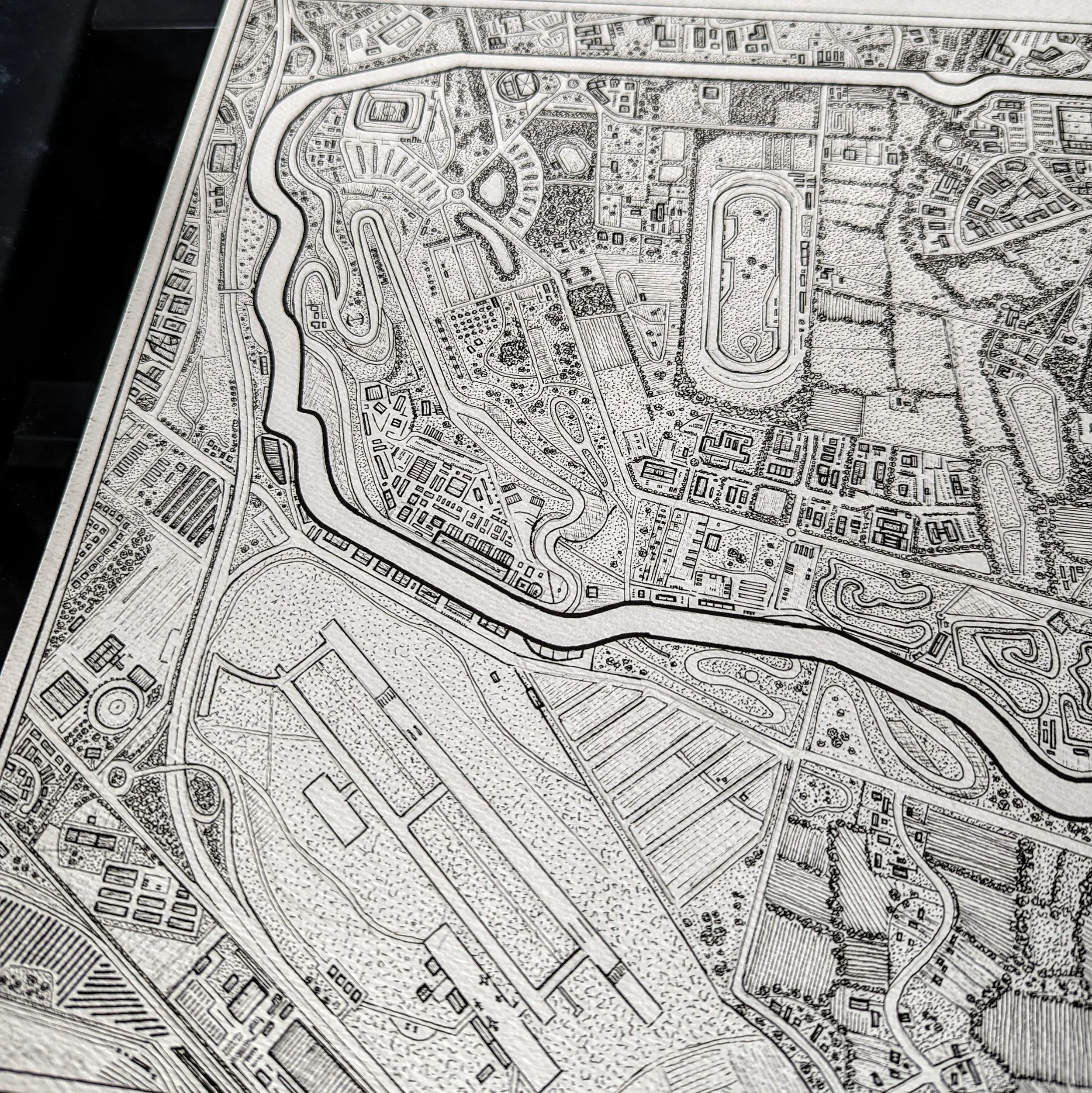 Le Mans Anniversary Map — CAM OJEDA ART