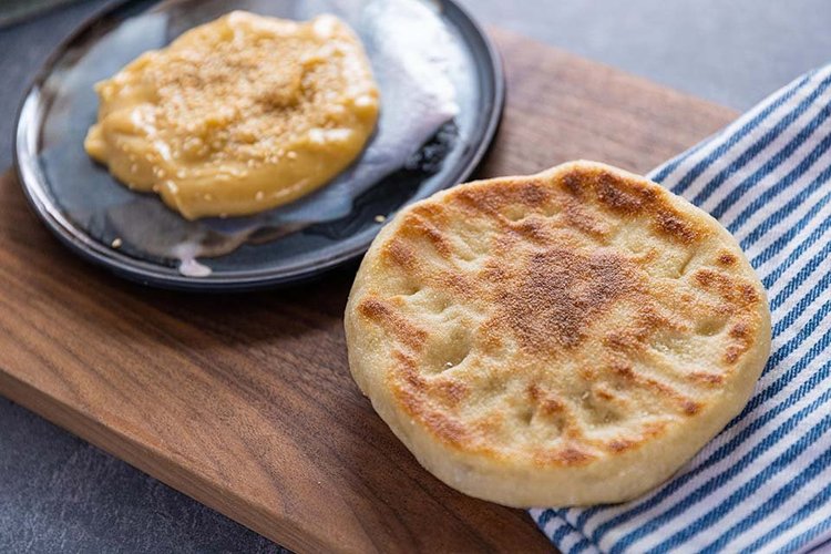 Turkish Pide Bread with Tahini Butter — Everyday Gourmet