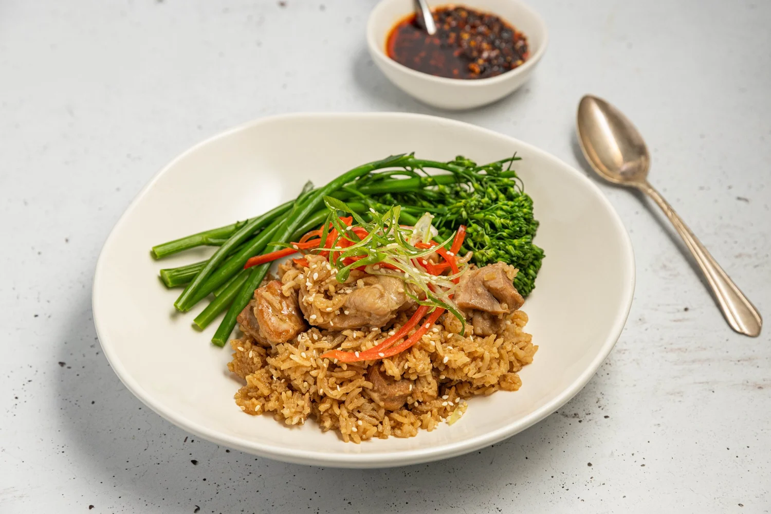 One Pot Honey and Soy Chicken Rice — Everyday Gourmet