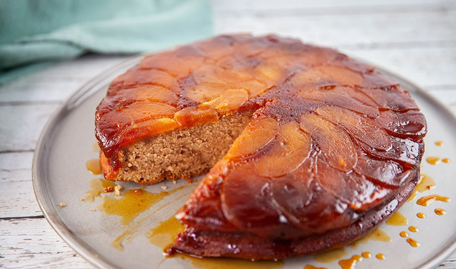Apple Caramel Tea Cake — Everyday Gourmet