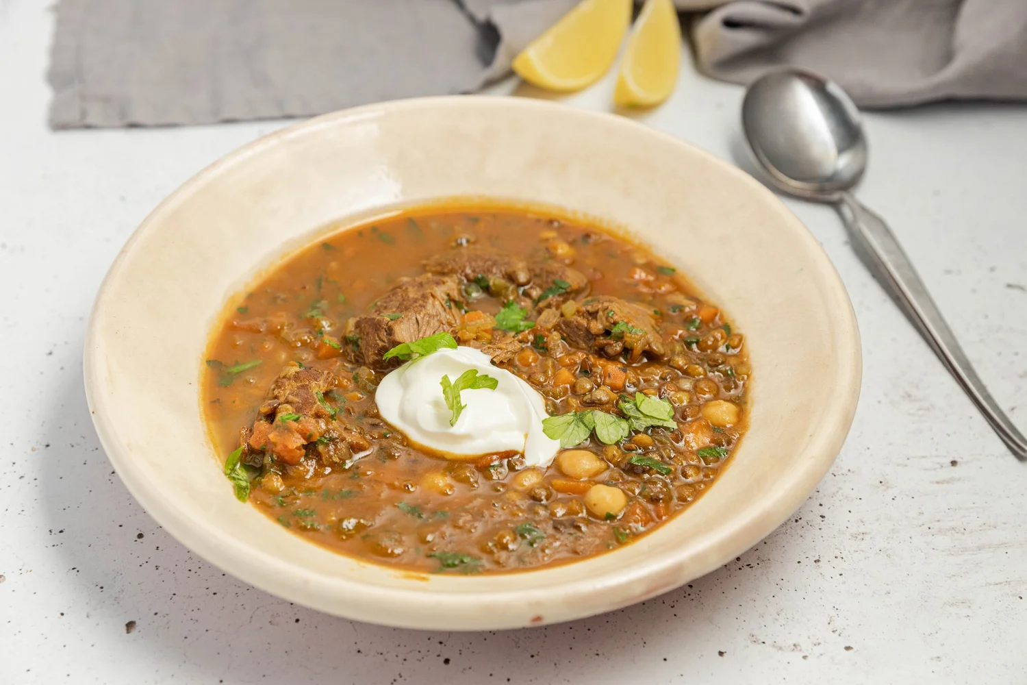 Spiced Lamb & Lentil Soup — Everyday Gourmet