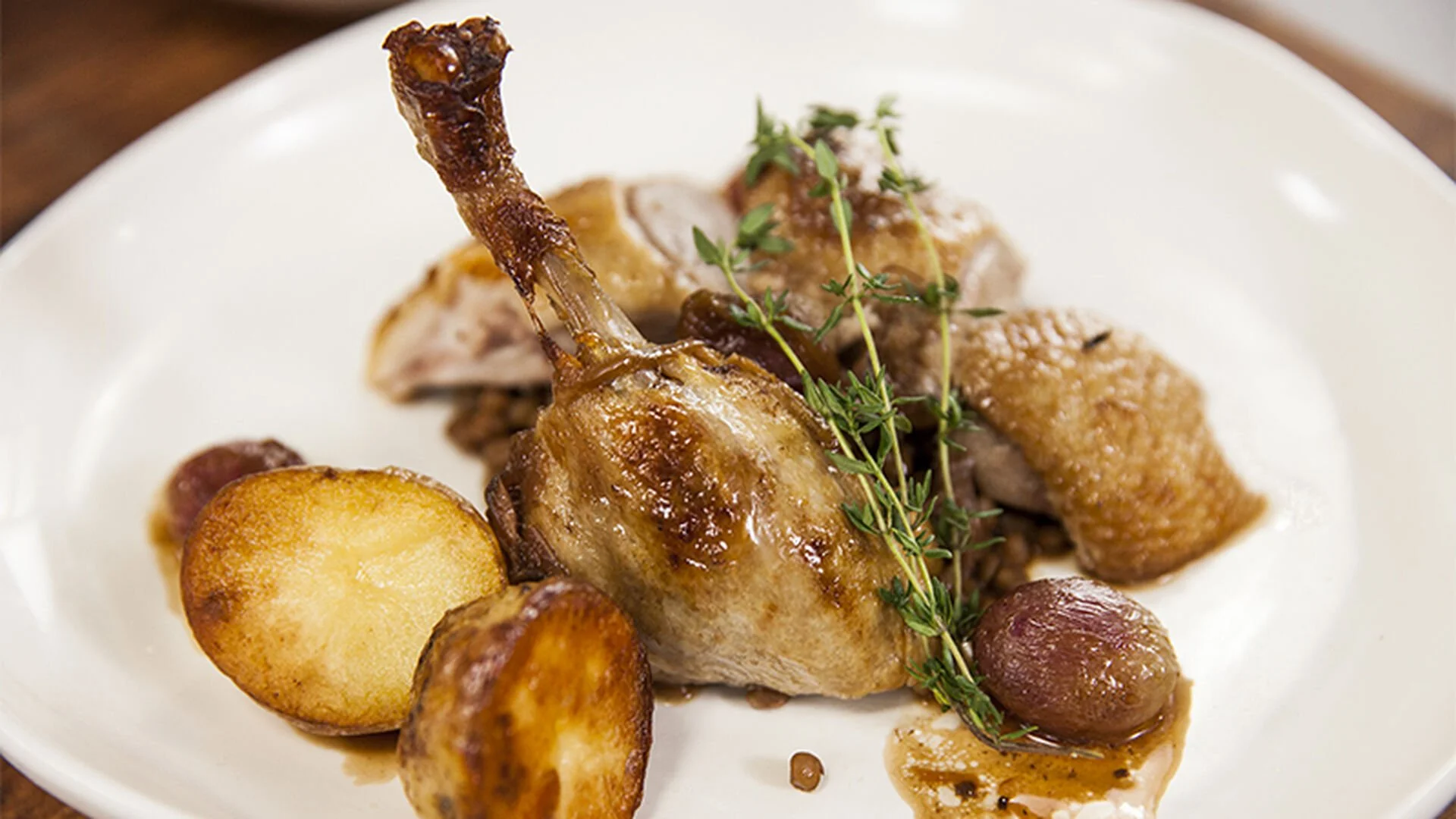 Pot Roasted Duck with Port and Grapes — Everyday Gourmet