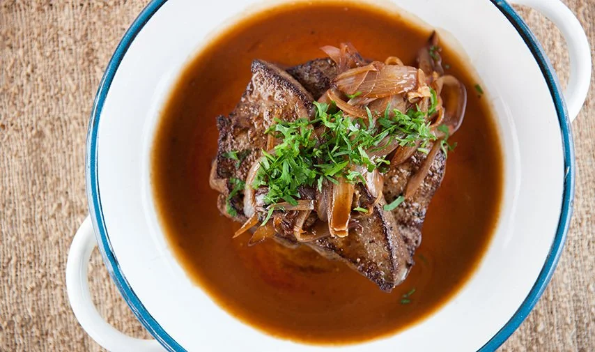 Calve's Liver with Balsamic Vinegar — Everyday Gourmet