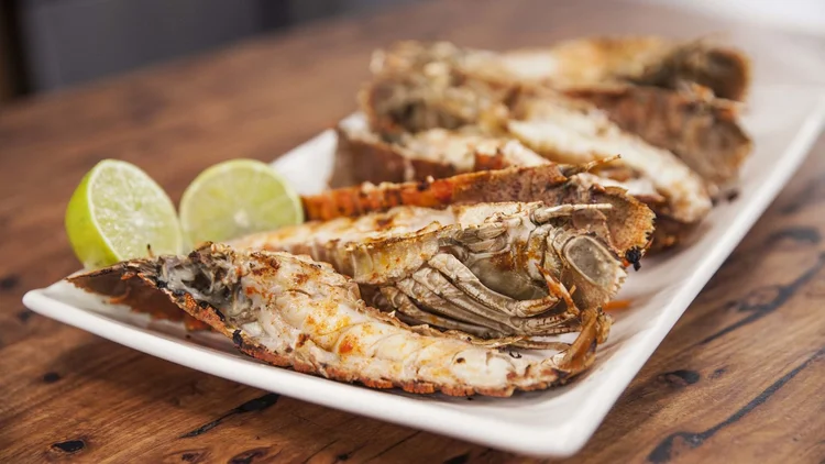 Grilled Balmain Bugs with Lime and Pepper Dressing — Everyday Gourmet