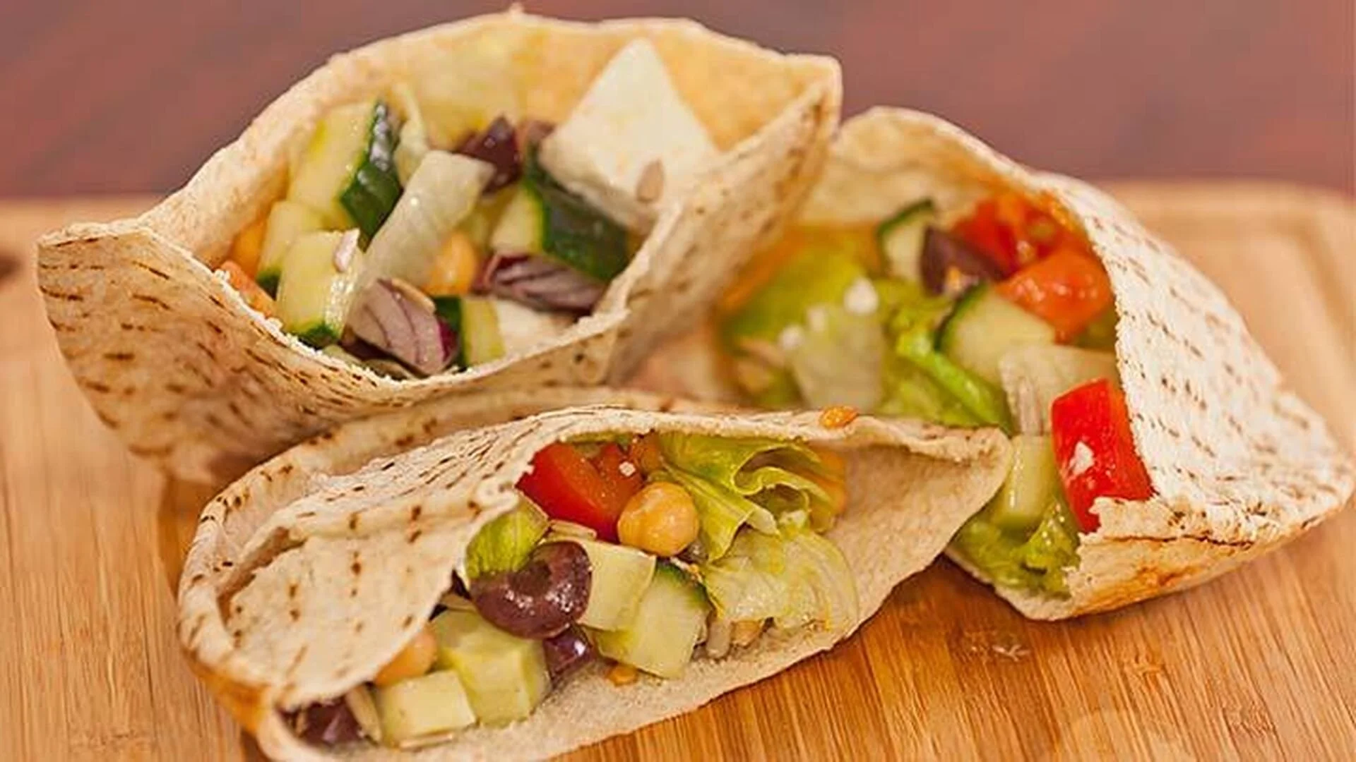 Vegetarian Greek Pita — Everyday Gourmet