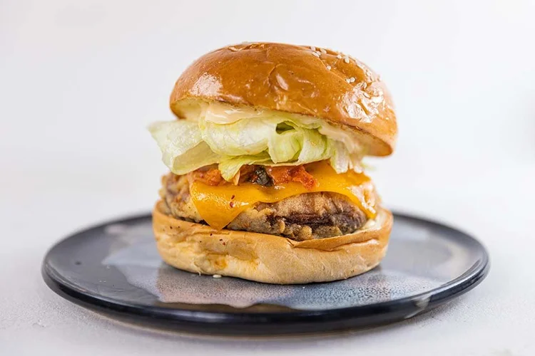 Crispy Fried Mushroom Burgers — Everyday Gourmet